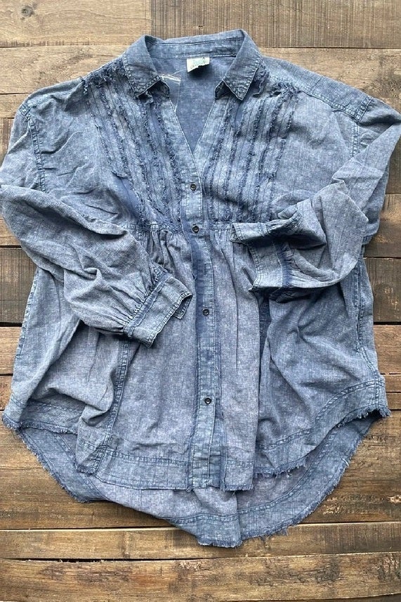 Jaded Gypsy Classic Days Shirt - Vintage Navy | Lillo Bella-Women's ...